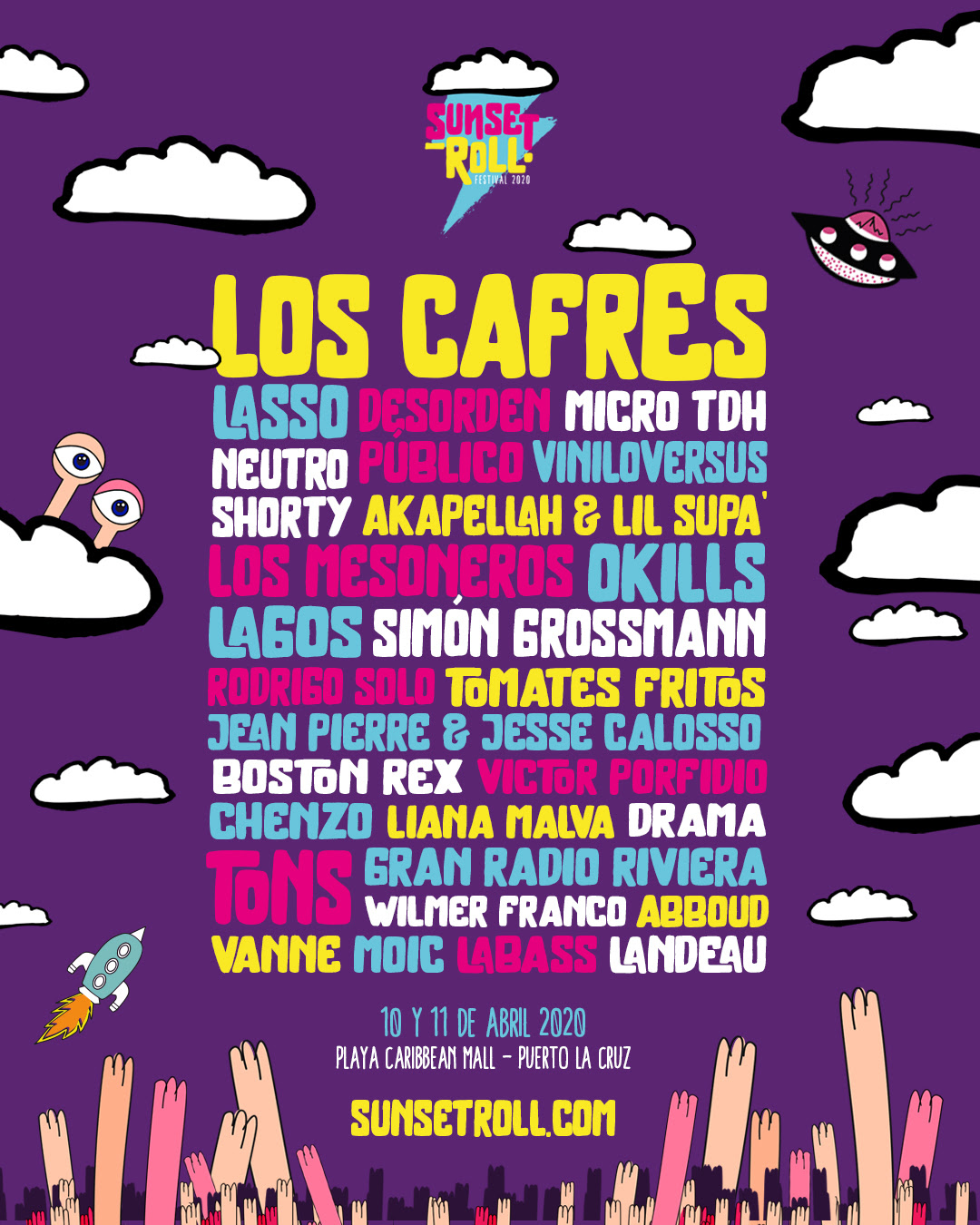 Sunset Roll Festival 2020 conoce todos los artistas del festival - Pal ...